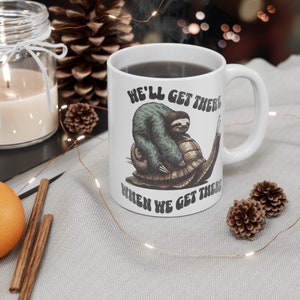 Sloth and Turtle Coffee Mug, Cute Animals Coffee Cup 11oz, Gift for Her ...