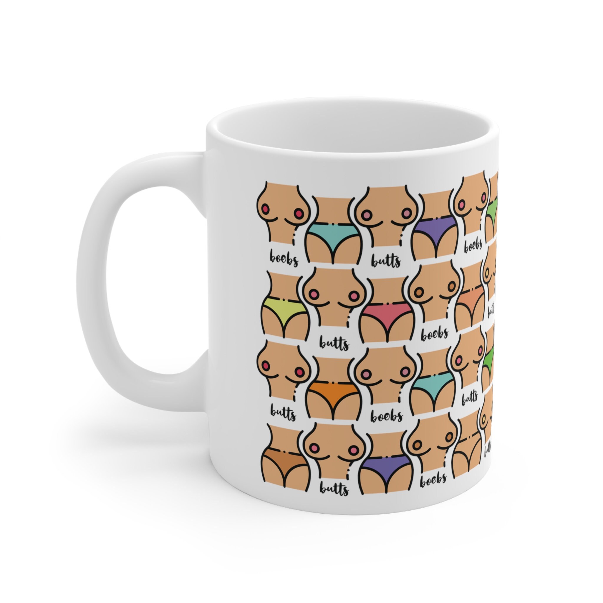 Boobs and Butts Mug, Butts and Boobs Coffee Cup - Etsy