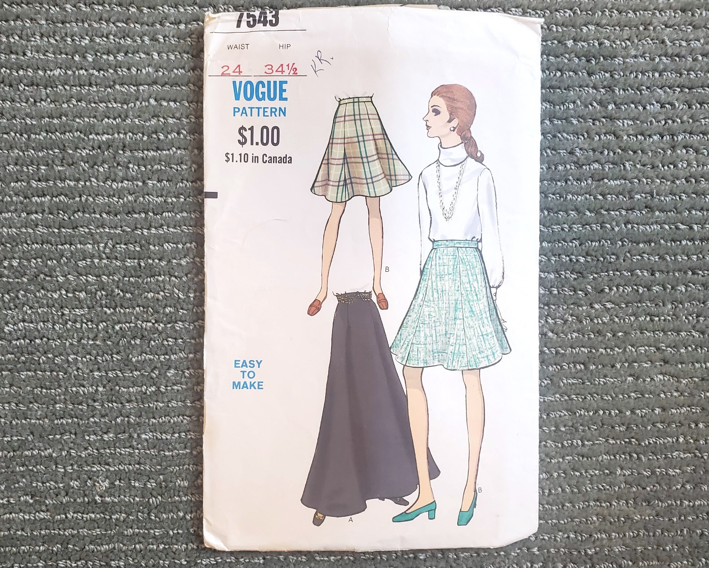 You Choose 1960's Vintage Patterns Skirt Sets, Dresses, Flared Skirt ...