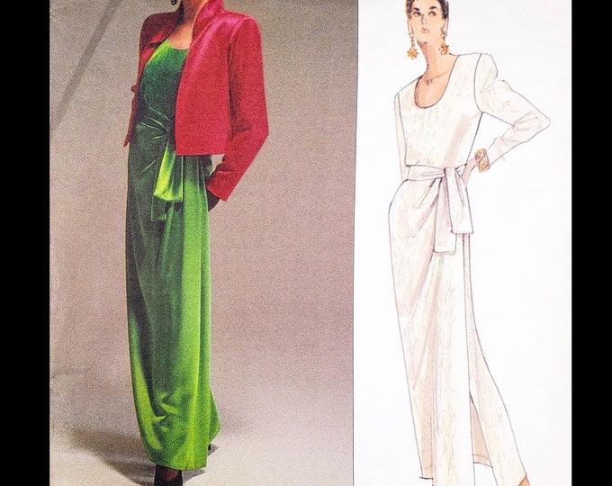 Vogue Paris Original 2603, UNCUT, Yves Saint Laurent Evening Dress ...