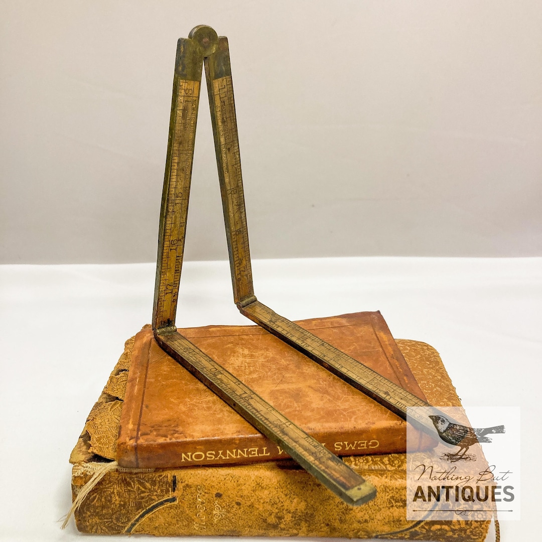 Antique Stanley 24-inch Folding Ruler, Stanley Rule & Level Co. No. 62 ...