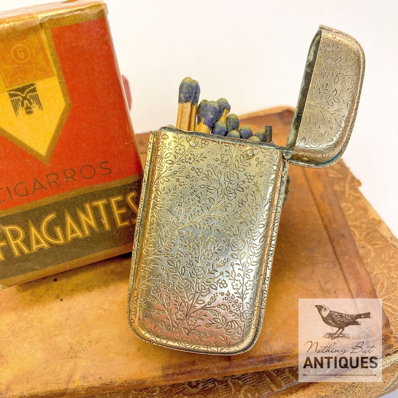 Antique Vesta Match Case - Etsy