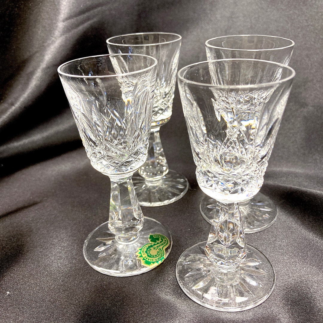 Waterford Kenmare Crystal Glass Cordials Set of 4 - Etsy
