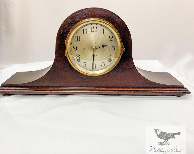 Vintage Seth Thomas Mantle Clock, Camel Back 8-day WORKING! With Lovely ...