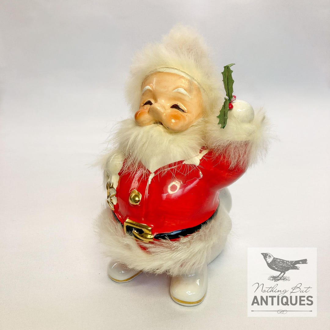 Vintage MCM NAPCO Christmas Santa Piggy Bank, Porcelain, Ca. 1959 - Etsy