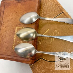 Antique Sterling Silver Souvenir Spoons, Kansas City MO, Fort Smith ARK ...