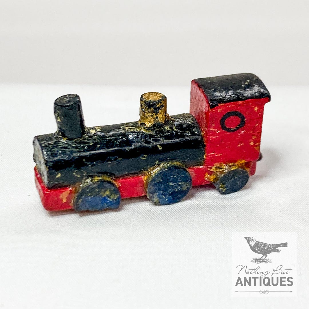 Antique Early Erzgebirge Miniature Train Engine, Ca. 1920s - 30s - Etsy