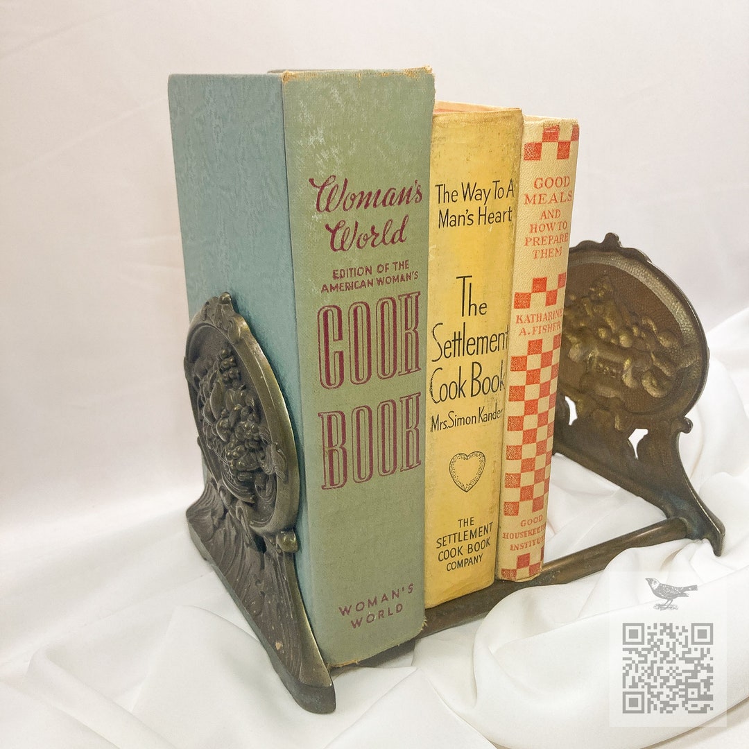 Antique Victorian Bookends, Judd Cast Iron Adjustable, Marked 9921, Ca ...