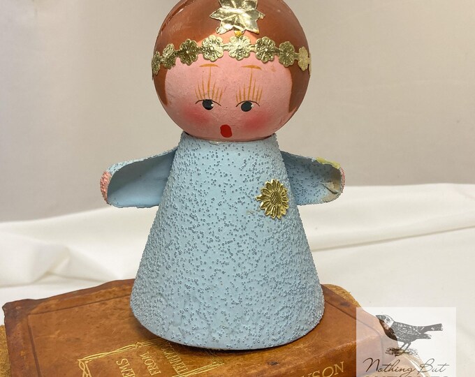 Antique Putz Large Christmas Angel, Made in W. Germany U.S. Zone, Ca ...