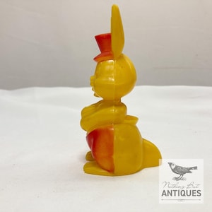 Vintage MCM Mid-century Modern Rosbro Easter Bunny Plastic Lollypop ...