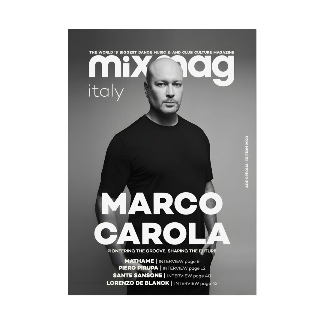 MARCO CAROLA Poster for MIXMAG - Etsy