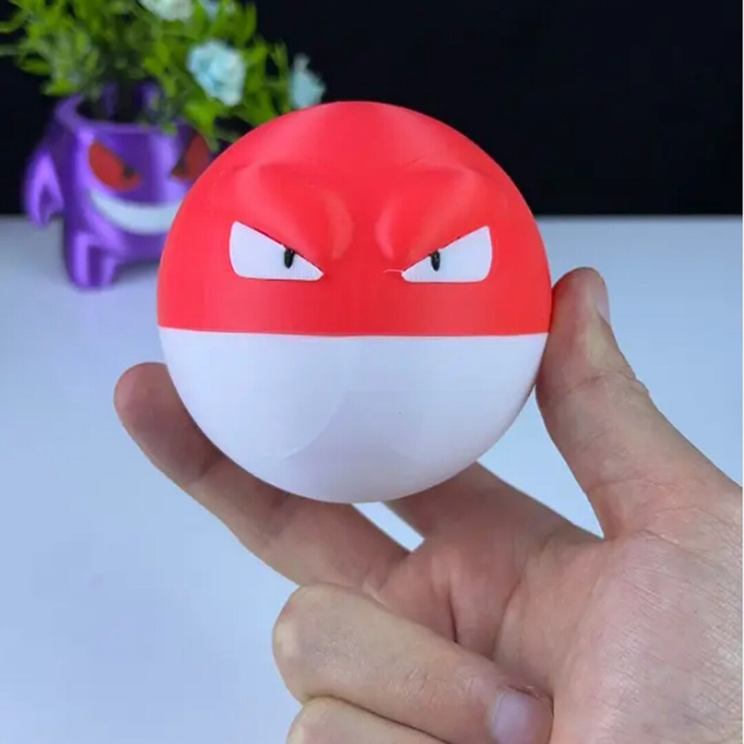 Voltorb 3D Printed Model - Pokemon Game Collectible Figurine Fan Art ...