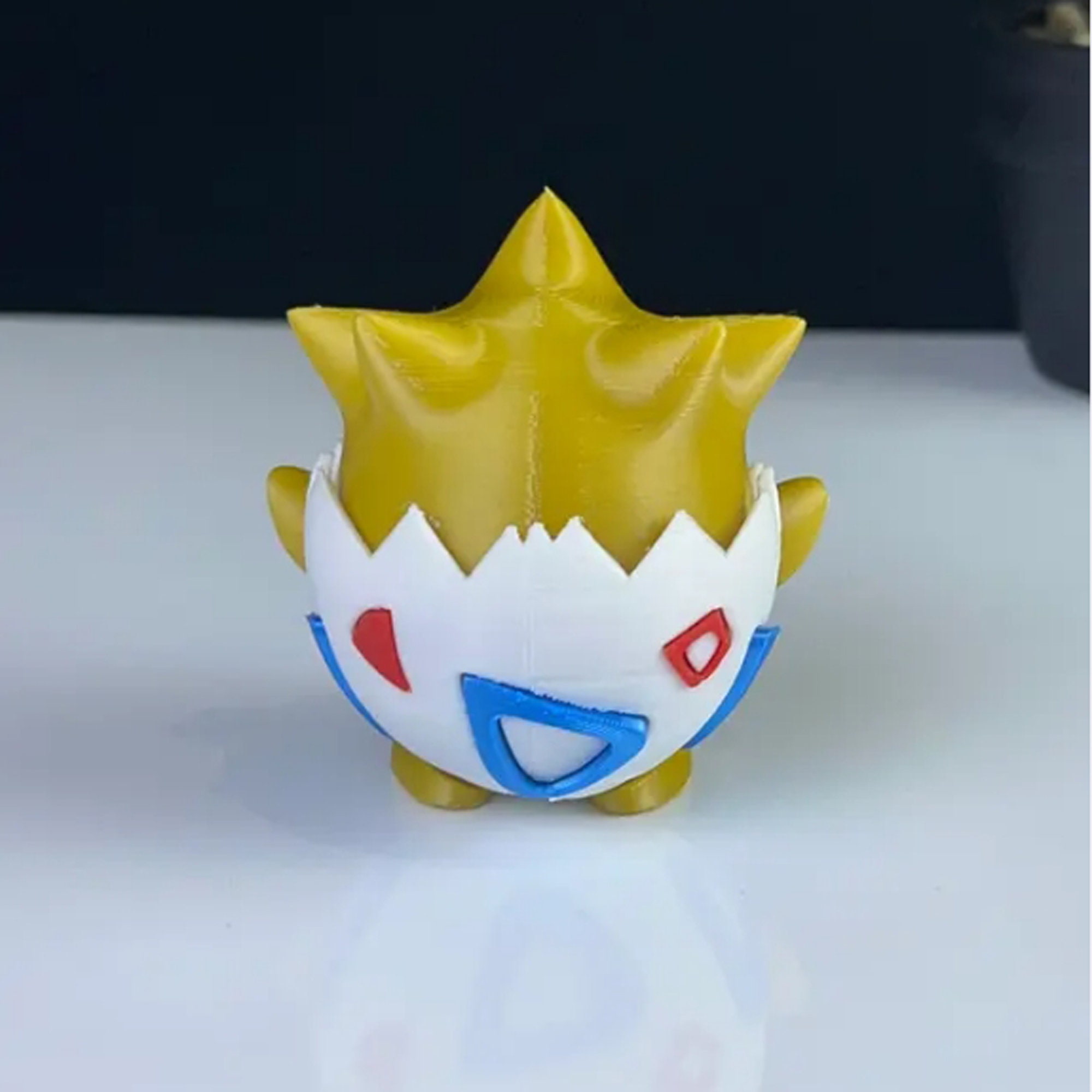 Togepi 3D Printed Model Pokemon Game Collectible Figurine Fan Art Desk ...