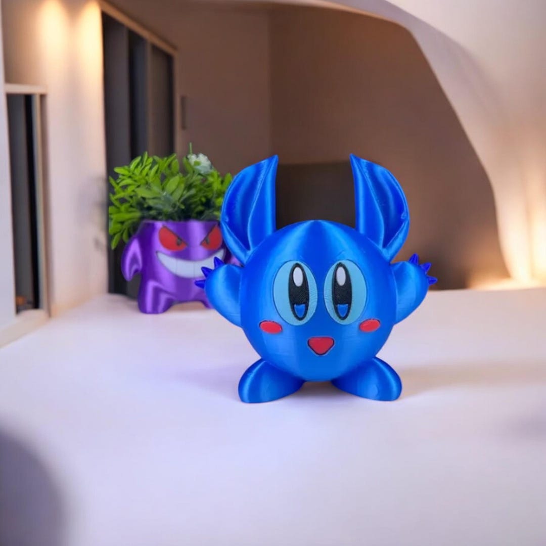 Stitch Kirby 3D Printed Model Kirby Game Collectible Figurine Fan Art ...