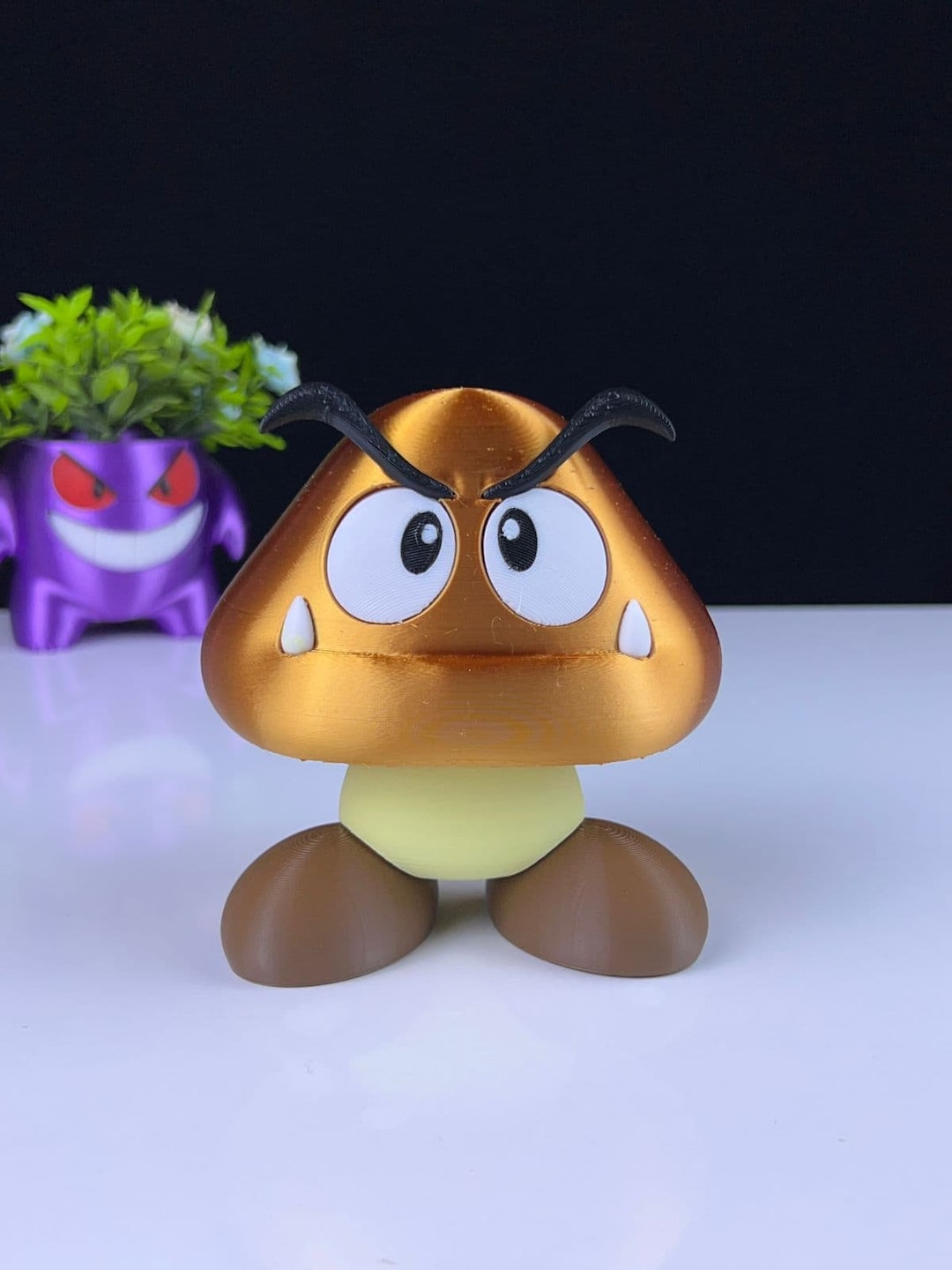 Goomba 3D Printed Model - Super Mario Bros Game Collectible Figurine ...