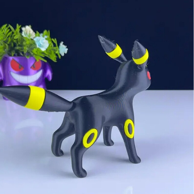 Umbreon 3D Printed Model - Pokemon Game Collectible Figurine Fan Art ...