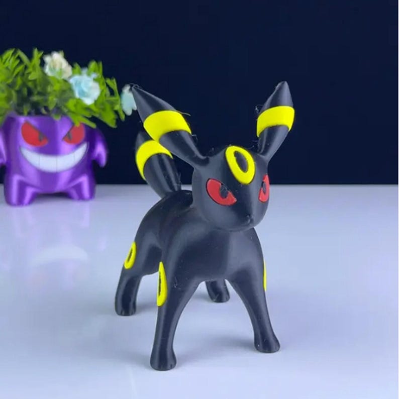 Umbreon 3D Printed Model - Pokemon Game Collectible Figurine Fan Art ...