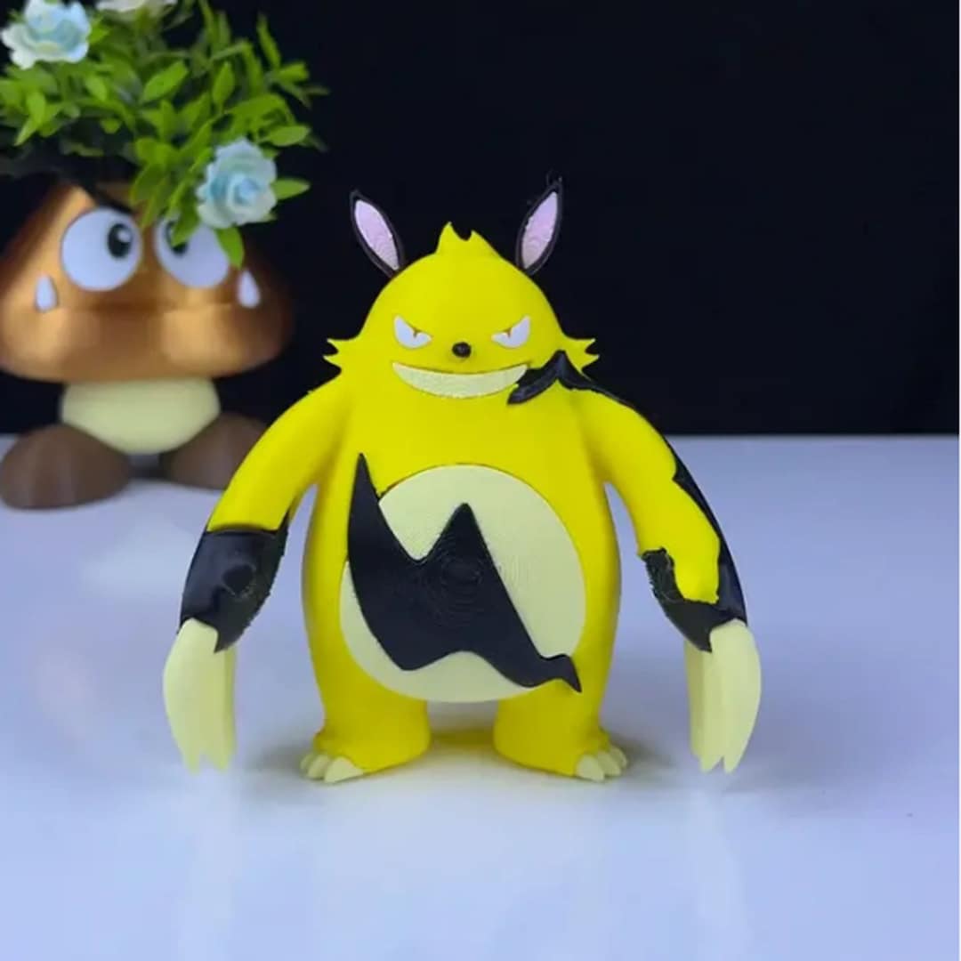 Grizzbolt 3D Printed Model - Palworld Game Collectible Figurine Fan Art ...