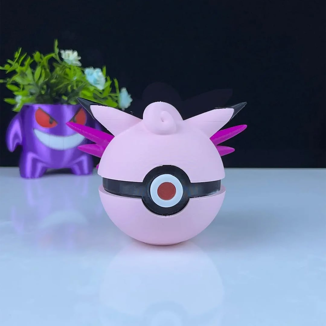 Clefable Pokeball 3D Printed Model Pokemon Game Collectible Figurine ...