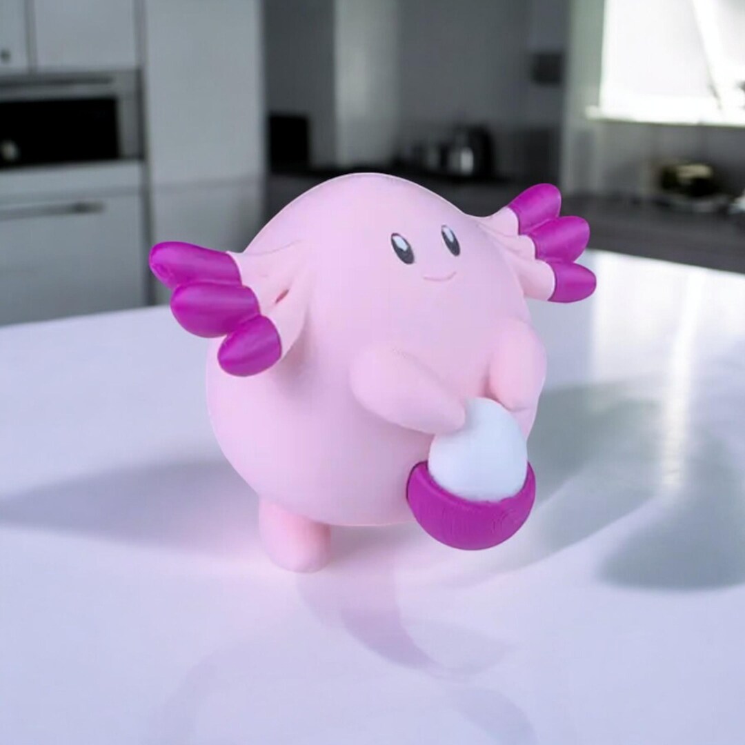 Chansey 3D Printed Model - Pokemon Game Collectible Figurine Fan Art ...