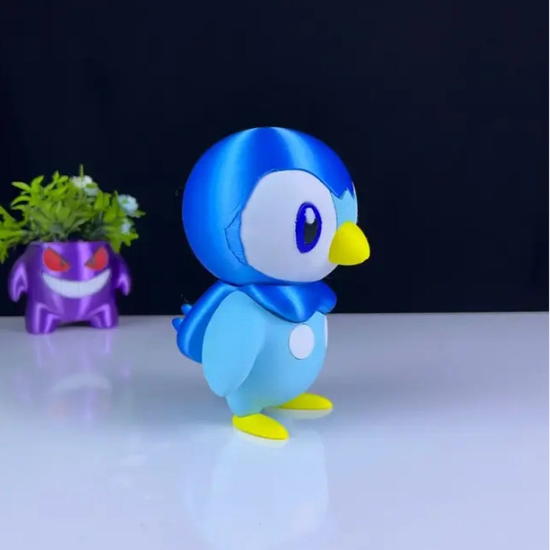 Piplup 3D Printed Model Pokemon Game Collectible Figurine Fan Art Desk ...
