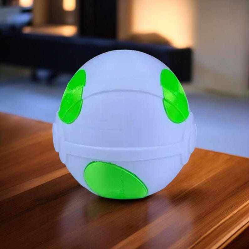 Baby Yoshi 3D Printed Model - Super Mario Game Collectible Figurine Fan ...