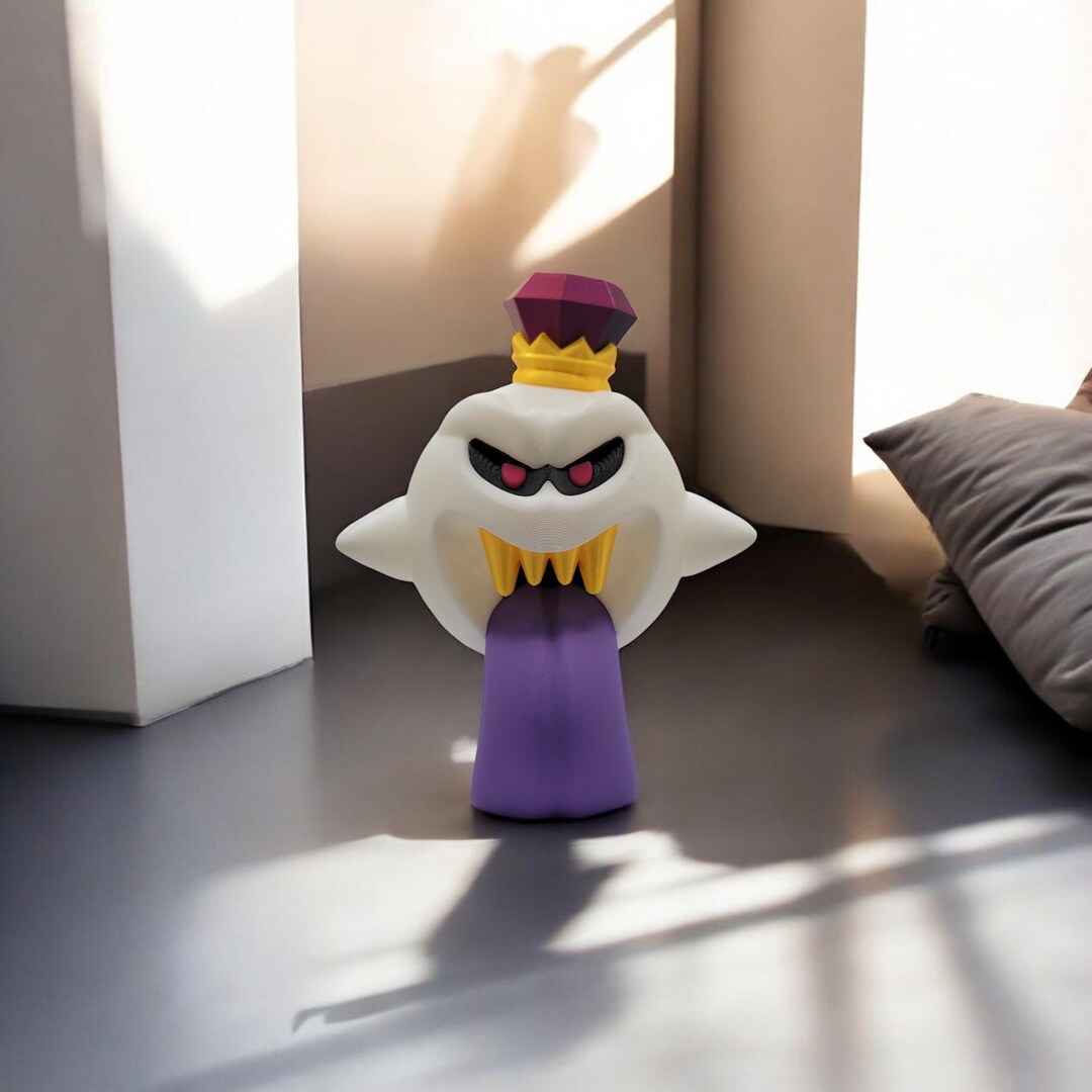 King Boo 3D Printed Model - Super Mario Game Collectible Figurine Fan ...
