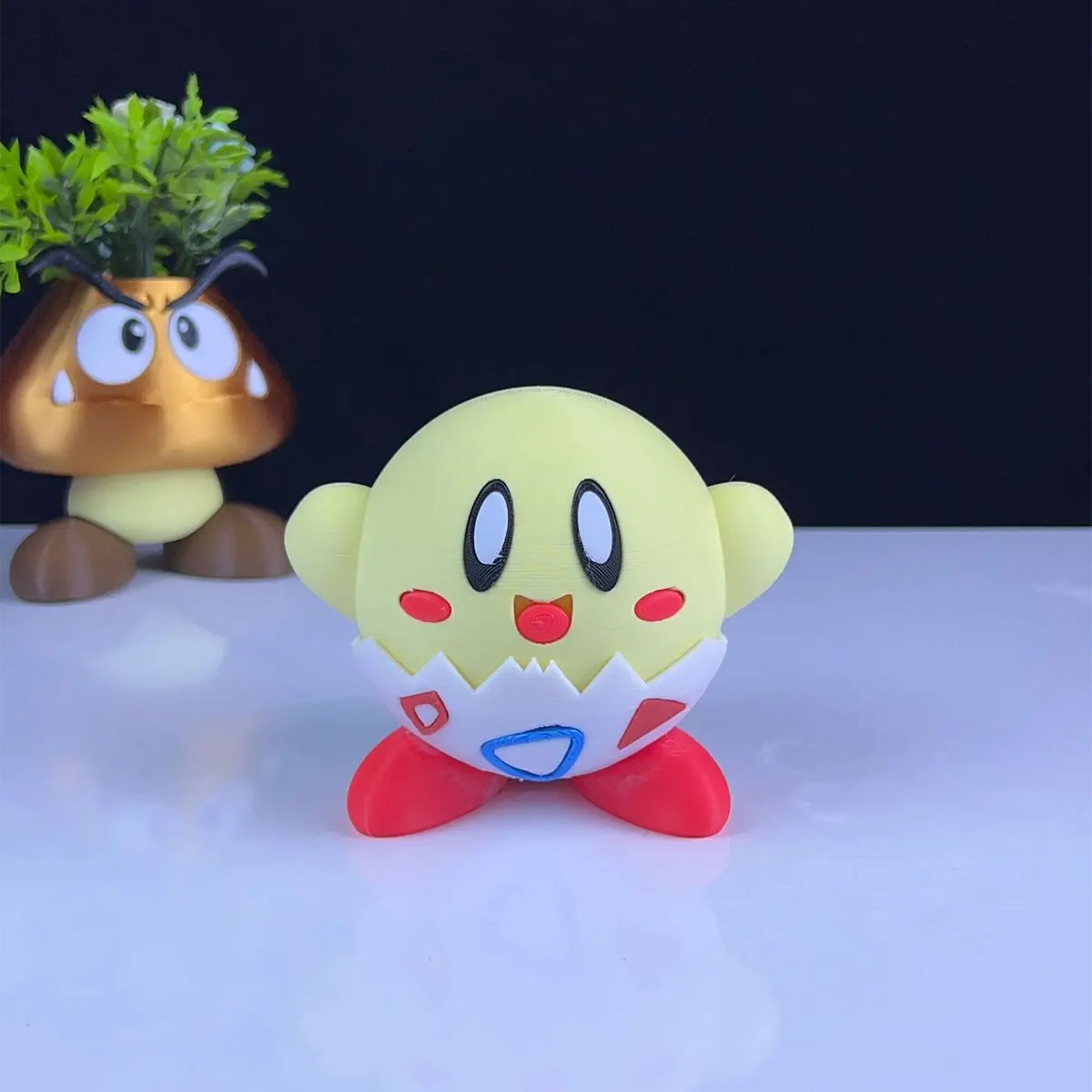 Togepi Kirby 3D Printed Model Kirby Game Collectible Figurine Fan Art ...