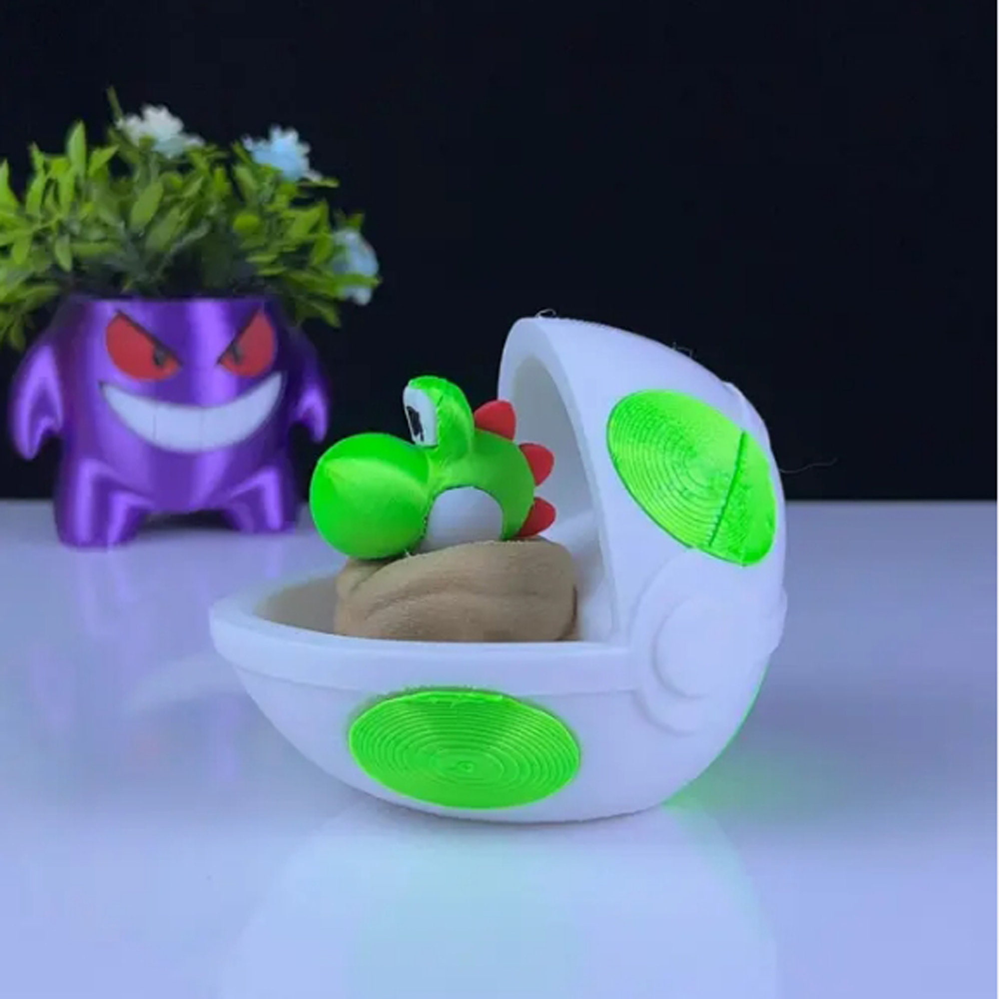 Baby Yoshi 3D Printed Model Super Mario Game Collectible Figurine Fan ...