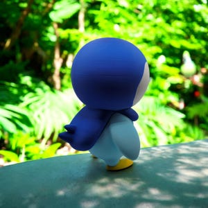 Piplup 3D Printed Model Pokemon Game Collectible Figurine Fan Art Desk ...