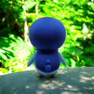 Piplup 3D Printed Model Pokemon Game Collectible Figurine Fan Art Desk ...