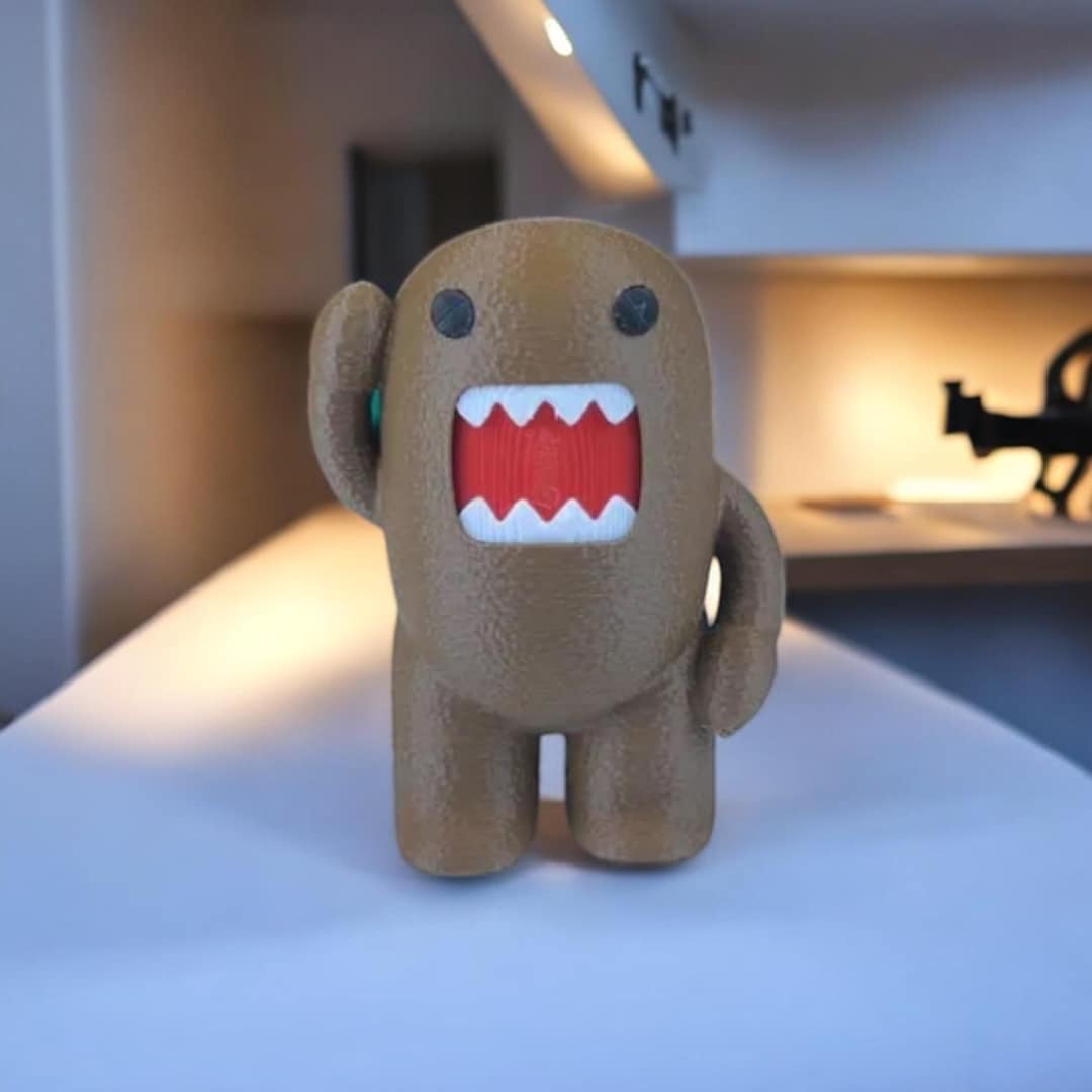 Domo Kun 3D Printed Model - Game Collectible Figurine Fan Art Desk Pet ...
