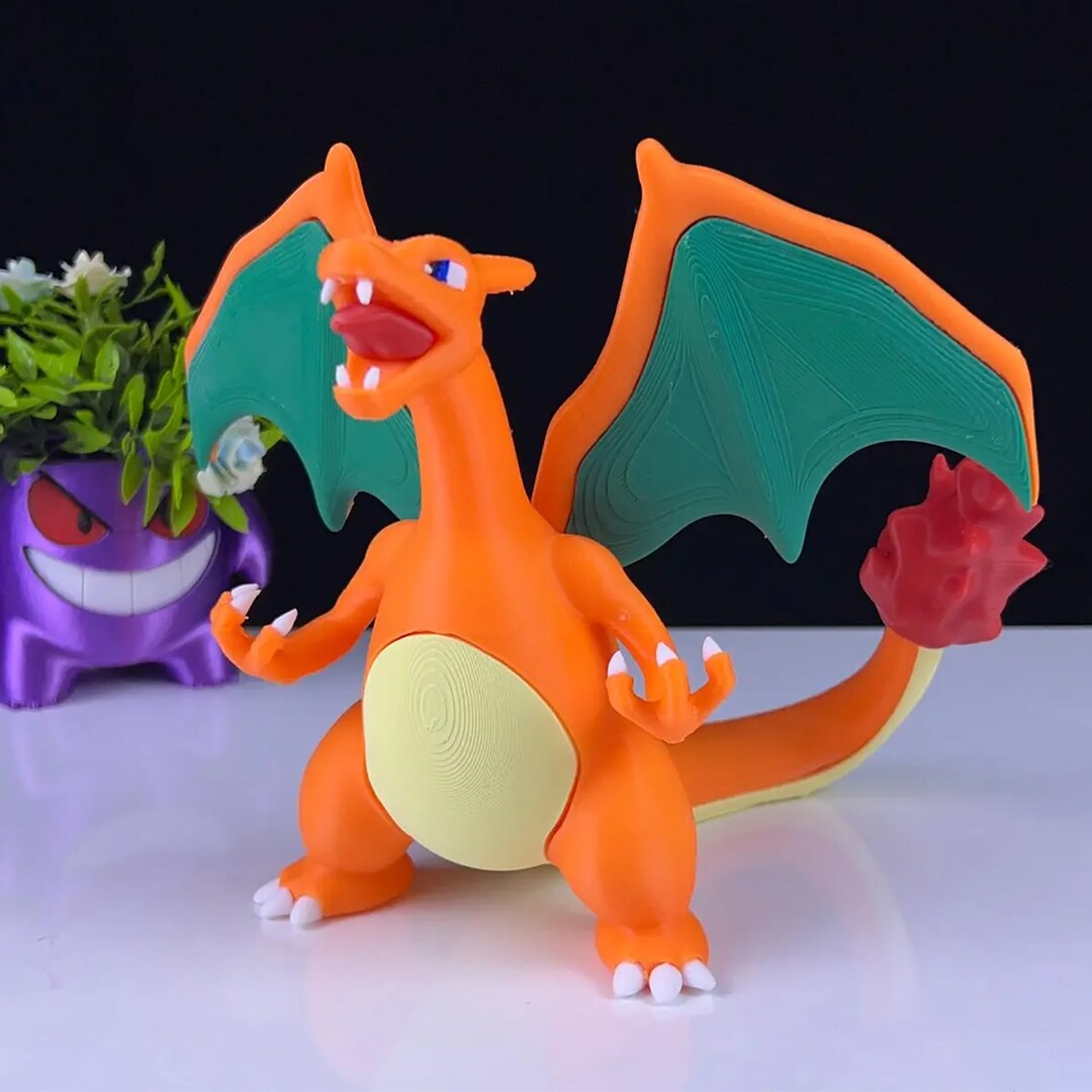Charizard 3D Printed Model - Pokemon Game Collectible Figurine Fan Art ...