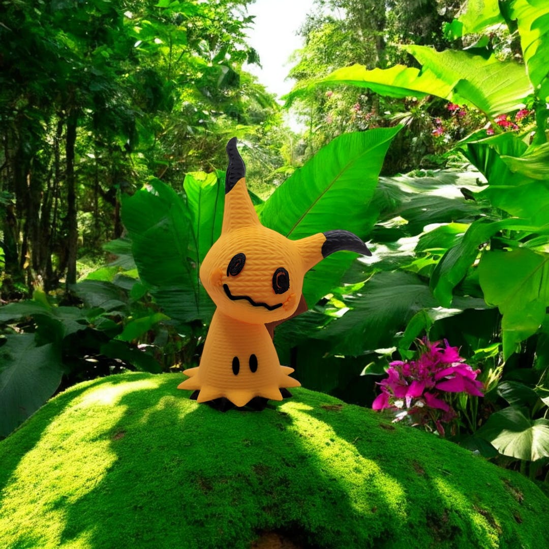 Mimikyu Crochet 3D Printed Model - Pokemon Game Collectible Figurine ...