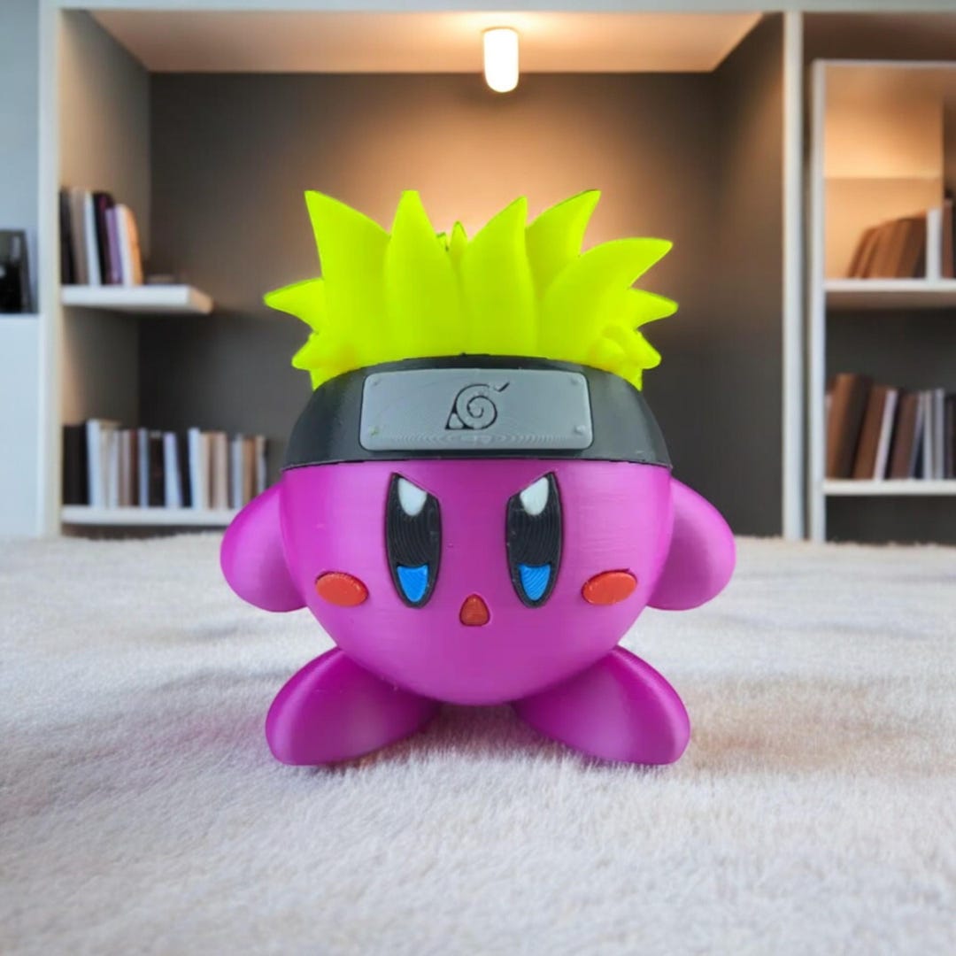 Naruto Kirby 3D Printed Model Kirby Game Collectible Figurine Fan Art ...