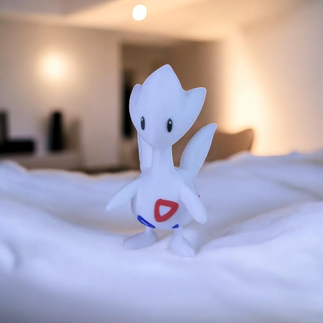 Togetic 3D Printed Model Pokemon Game Collectible Figurine Fan Art Desk ...