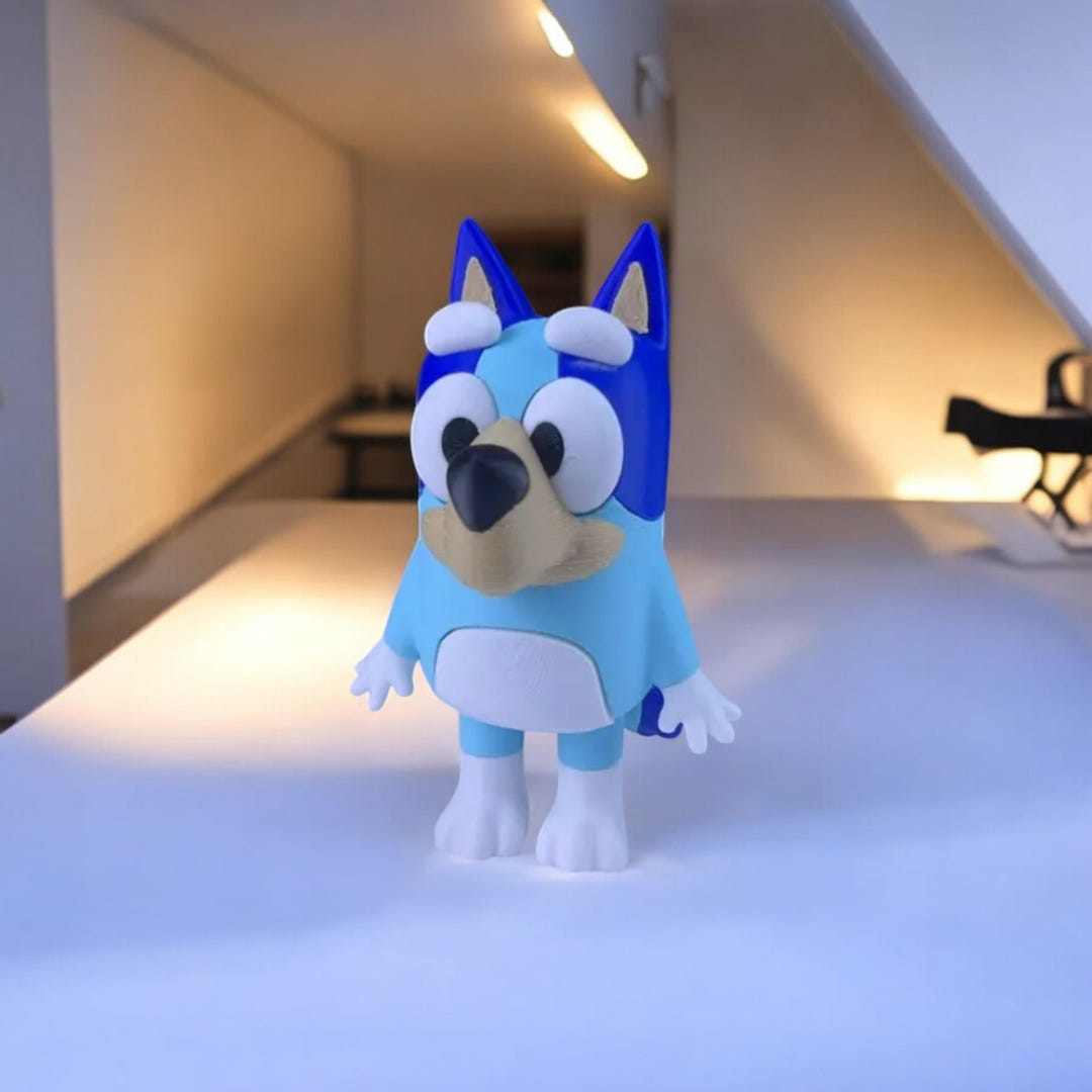 Bluey 3D Printed Model - Game Collectible Figurine Fan Art Desk Pet - Etsy