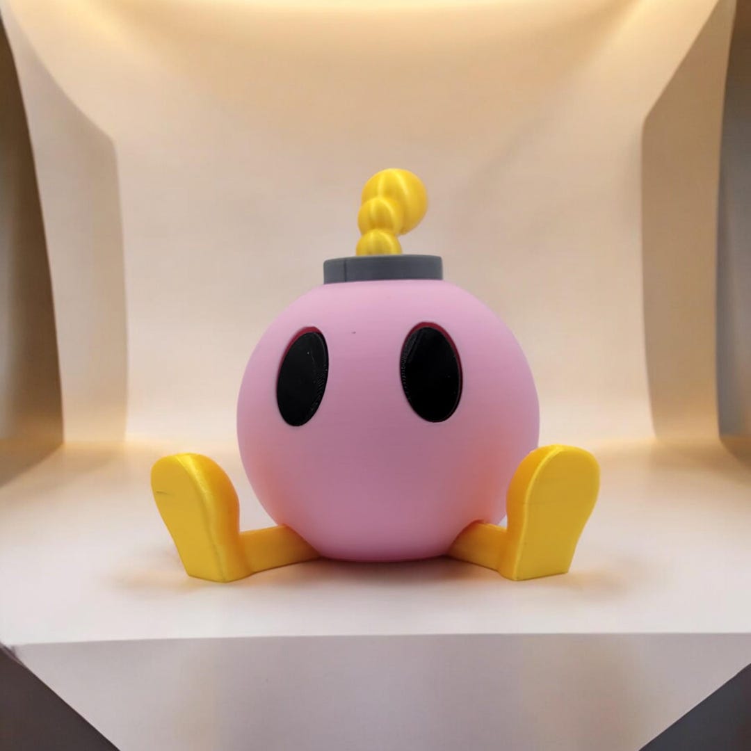 Bombette 3D Printed Model - Super Mario Game Collectible Figurine Fan ...