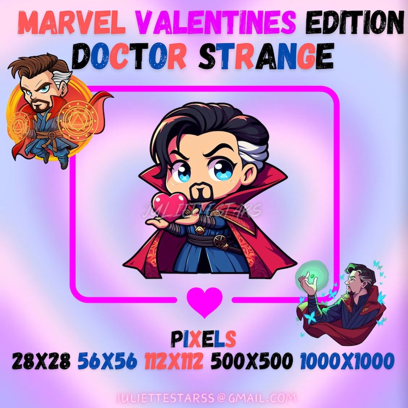 MARVEL|DOCTOR Strange|emote|twitch|discord|youtube|cute|valentines ...
