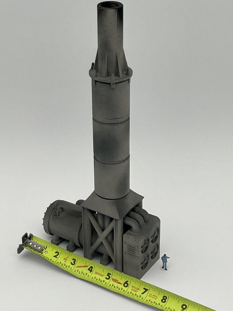 HO Scale Refinery Boiler, Ho Scale Model Train Item, Not Painted - Etsy