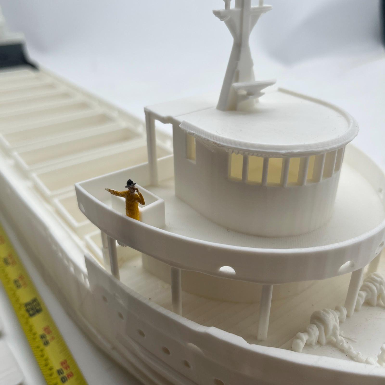 HO Scale Great Lakes Ore Carrier. Unassembled and Unpainted. EZ to Put ...