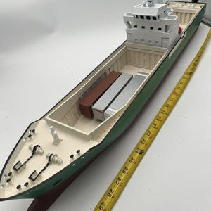 Ho Scale Cargo Ship, 32" - Etsy