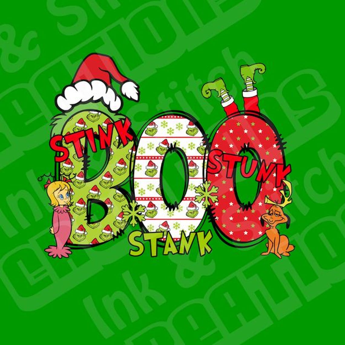BOO Grinch, Christmas, Transparent Background, 300 or Better Dpi, Png ...
