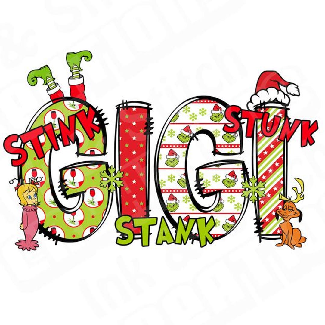 GIGI Grinch Original Christmas, Transparent Background, 300 or Better ...