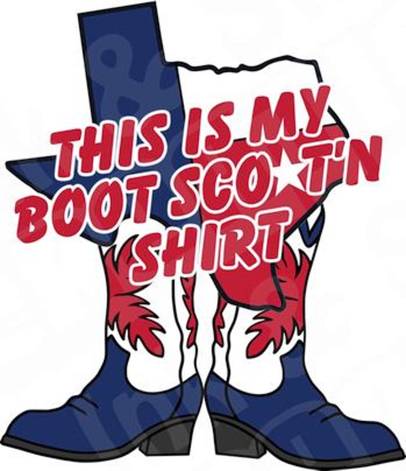 Texas Boot Scootin, Transparent Background, 300 or Better Dpi, Png ...