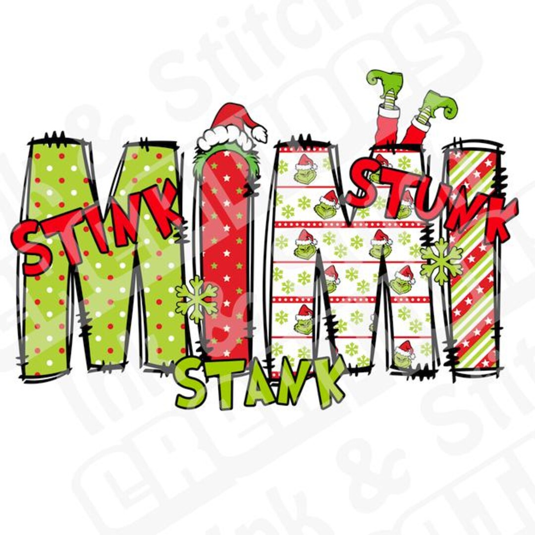 MIMI Grinch Ver2, Christmas, Xmas,transparent Background, 300 or Better ...