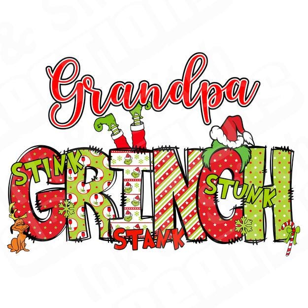 Grandpa Grinch Snow, Christmas, Transparent Background, 300 or Better ...