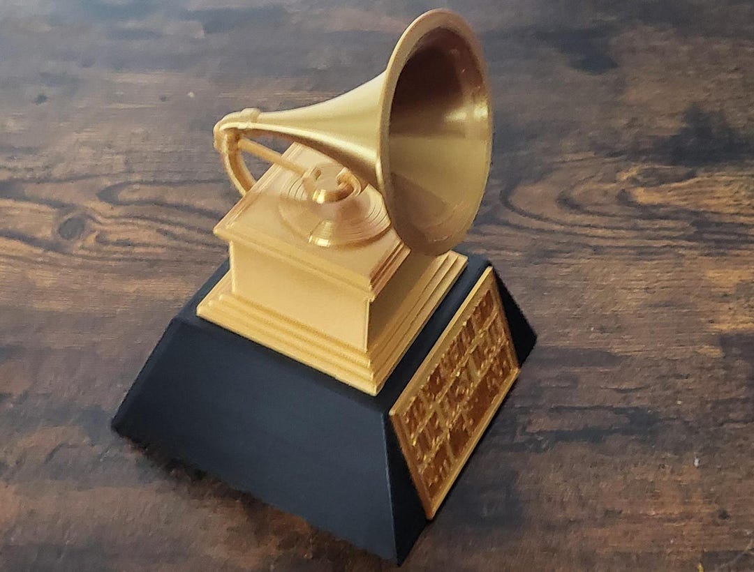 Grammy Award Cosplay Statue Award Gift for Music Lover Customizable ...