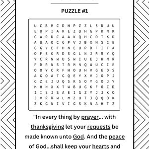 Instant Download Bible Verse Word Search for Kids Fun Scripture ...