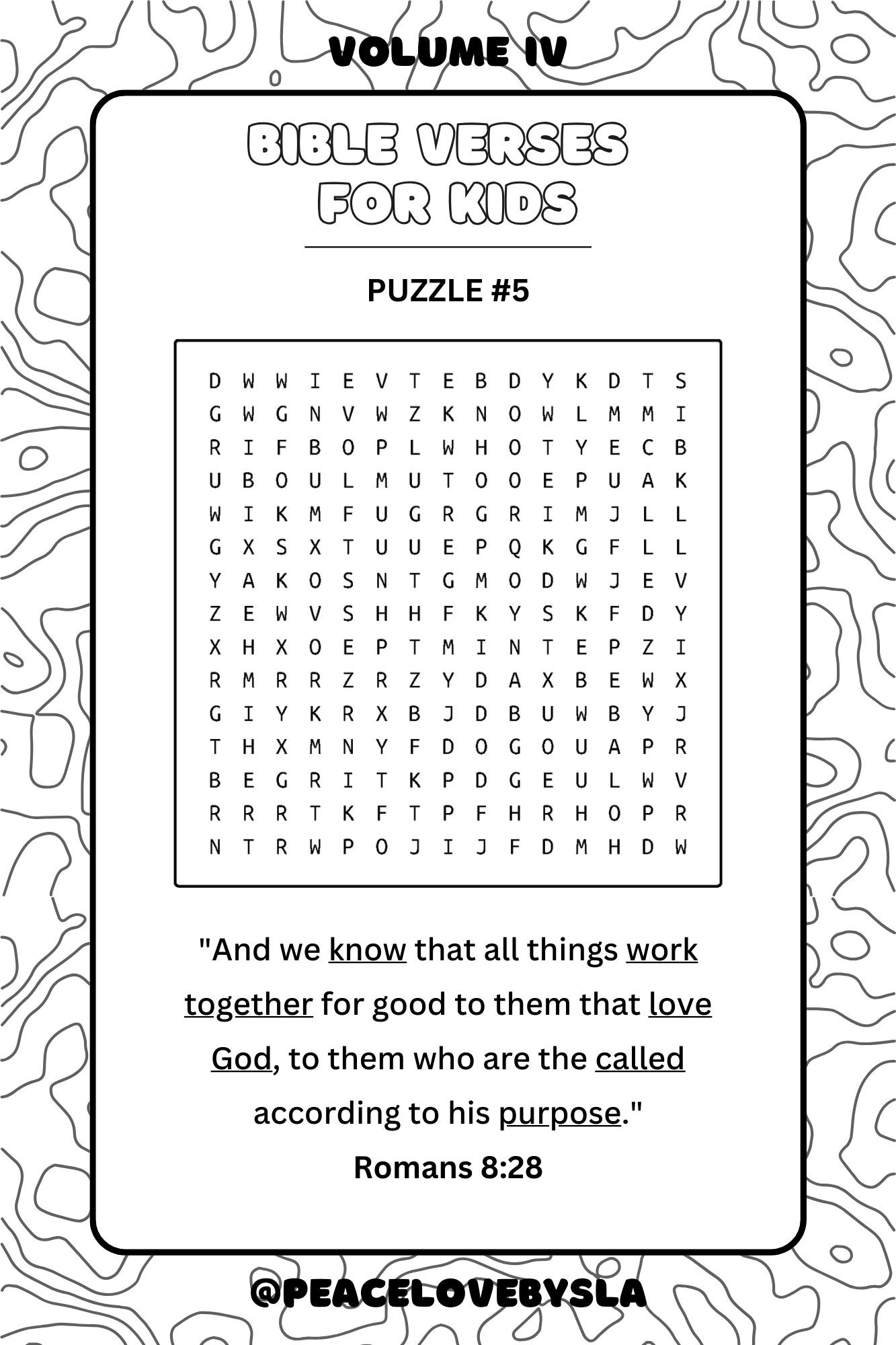 Kids Bible Verse Coloring Pages & Word Search: Sunday School Activity ...